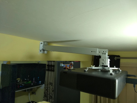 Diy Retractable Projector Ceiling Mount | Shelly Lighting