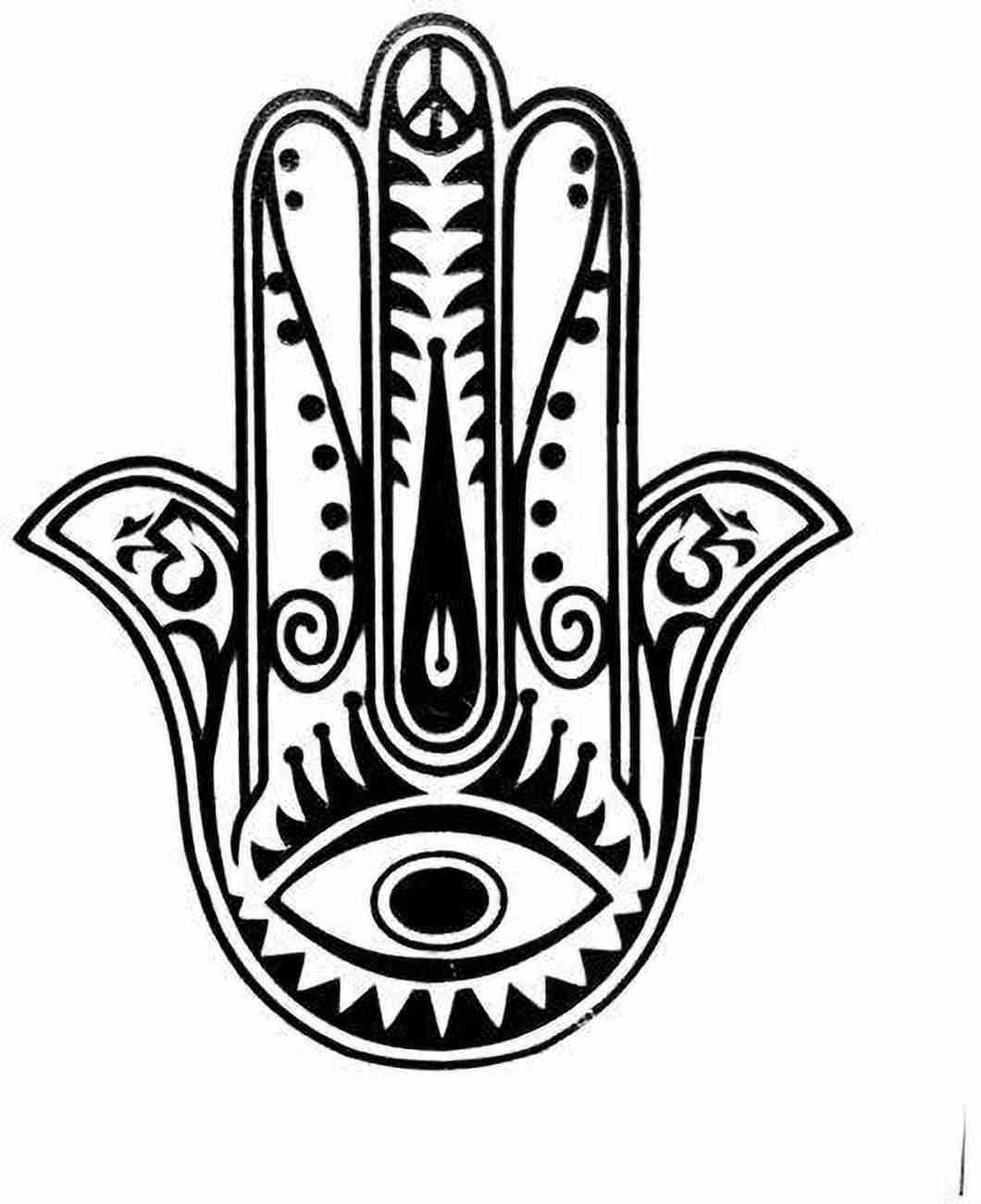 Third Eye Hand Tattoo