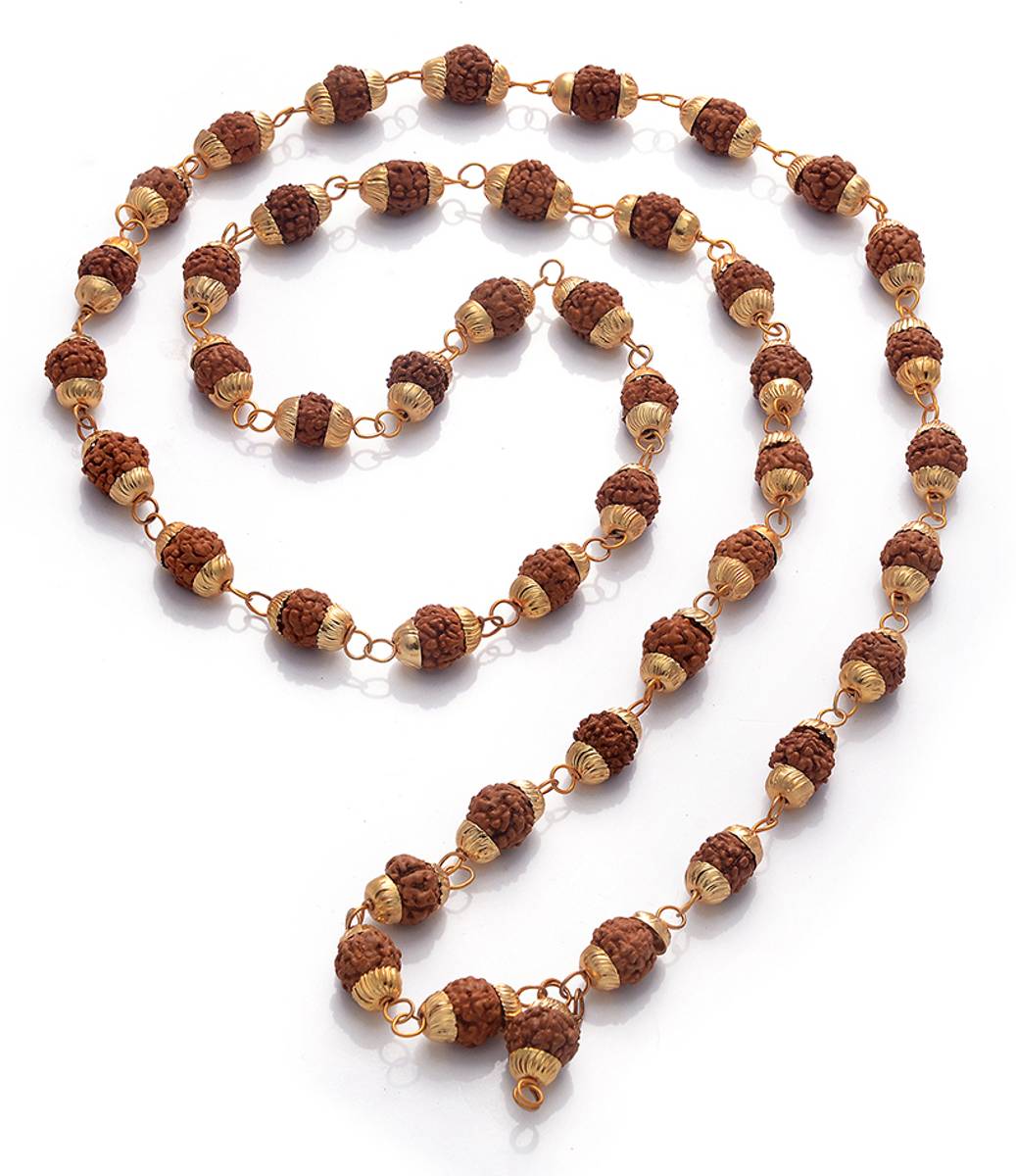 Pray Everyday Rudraksha Chain for Men, Rudraksha Mala Rudraksha Chain ...
