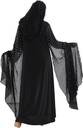 TUCUTE ®Black Silver Pearl DN-737 Lycra Blend Solid Abaya Burqa With ...