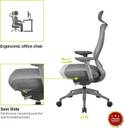 Featherlite Helix HB Mesh Fabric Office Adjustable Arm Chair Price in ...