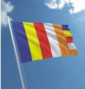 OMG Buddhist Flag / Jay Bhim Flag / Buddhism Tibet Tibetan PANCHSHEEL ...