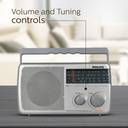 Philips Radio RL384TV/N with MW/FM/SW/TV Bands, 500mW RMS Sound output ...