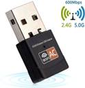 V88R Dual Band Wireless Internet USB 5G WiFi Dongle 600Mbps Receiver t ...