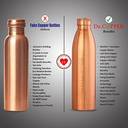 Dr. Copper Worlds First Seam Less Copper Water 1000 ml Bottle - Buy Dr ...