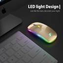 Zoook Blade / Rechargeable, 7 Color RGB, Silent Wireless Optical Mouse ...