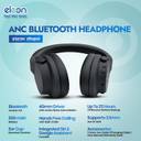 eleon Dhani ANC over the Ear Bluetooth Headphone ELEA7324 with Built in ...