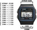 DBLACK [CDS1]CASIO F-91W 18 mm Resin Watch Strap Price in India - Buy ...