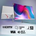 ZEBRONICS 32 inch Curved Full HD VA Panel Wall Mountable Monitor (ZEB ...