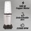 NutriPro Nutri Blender 500 Juicer Mixer Grinder (2 Jars, Silver) Price ...