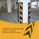 Ladwa 800mm, 7 Pieces Parking Safety Pillar Guard, Rubber Corner L ...