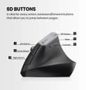 Portronics Toad Ergo Vertical Advanced Ergonomic Wireless Optical Mouse ...