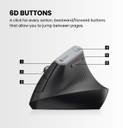 Portronics Toad Ergo Vertical Advanced Ergonomic Wireless Optical Mouse ...