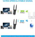Verilux 5G USB WiFi Dongle for PC, AC1300Mbps USB3.0 WiFi Adapter, Dual ...