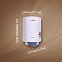 Kenstar 25 L Storage Water Geyser (Star F 25L Water Heater, White ...