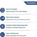 Crompton Mini champ Plus I 1 hp domestic water pump single phase ...