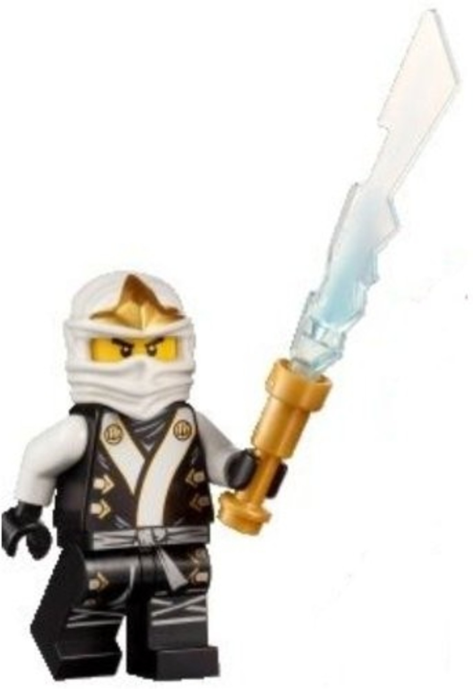 Lego Features: Lego Ninjago 2013 Zane Minifigure, includes weapon ...