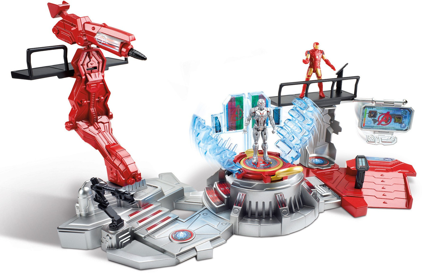 Hasbro Marvel Avengers Age of Ultron Iron Man Lab Attack Playset ...