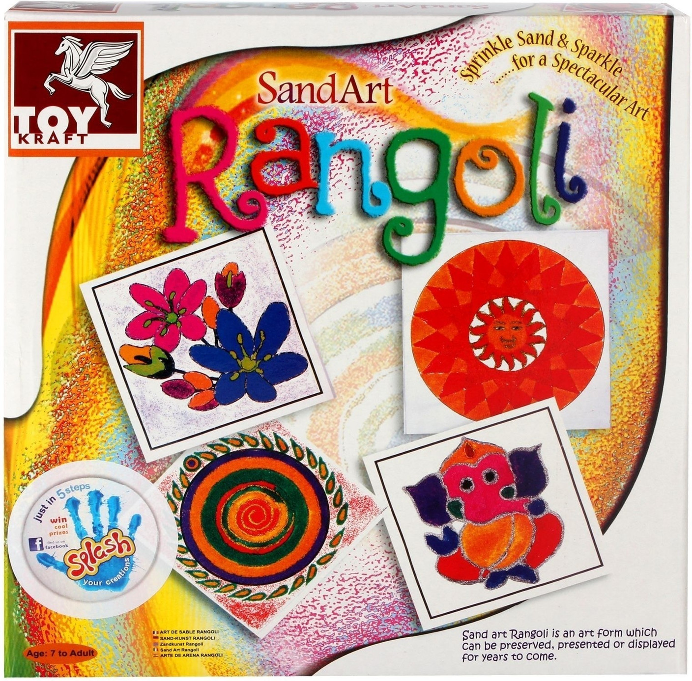 Toy Kraft Sand Art Rangoli - Sand Art Rangoli . shop for Toy Kraft ...