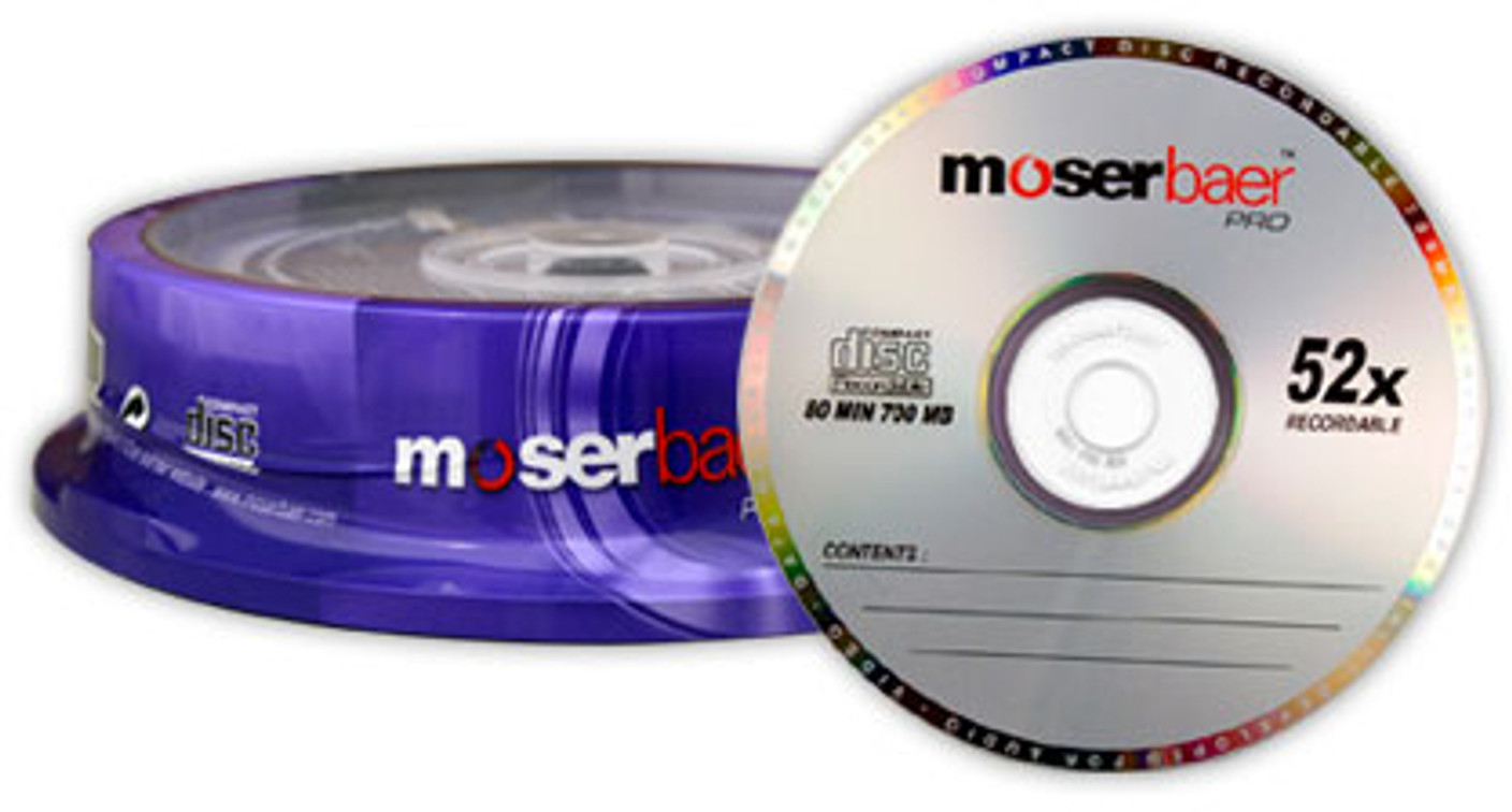 Moser Baer Pro CD-R 10 Pack Cake Box - Moserbaer : Flipkart.com