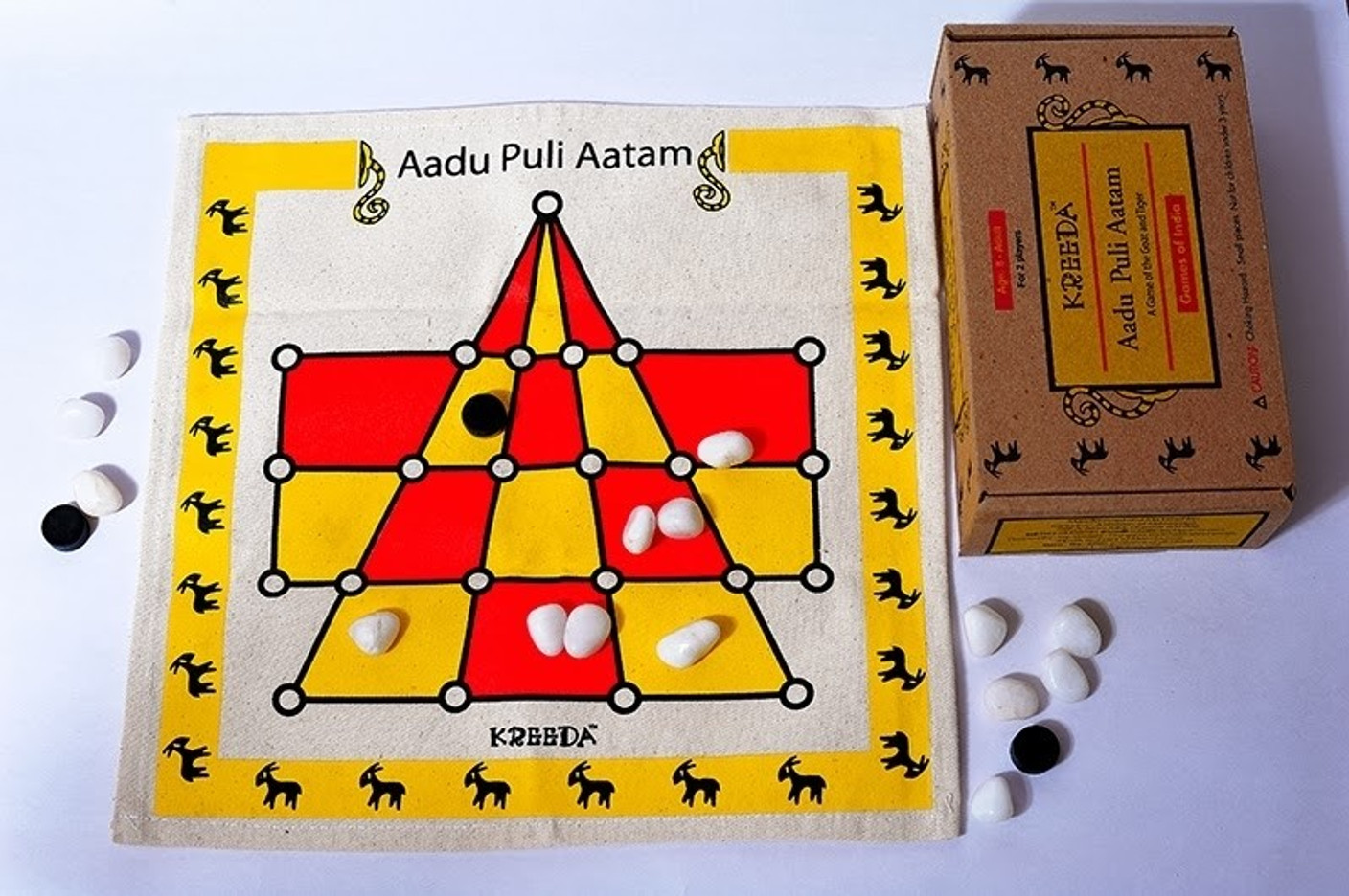 Kreeda Aadu Puli Aatam Board Game - Aadu Puli Aatam . shop for Kreeda ...