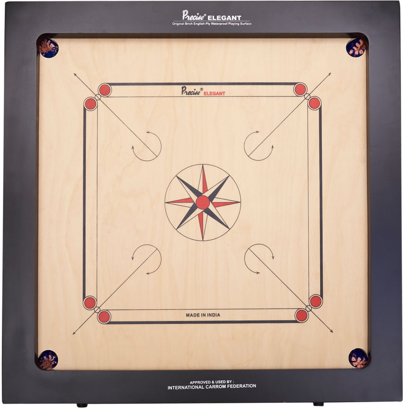 Precise Champion Elegant 20 inch Carrom Board - Buy Precise Champion ...