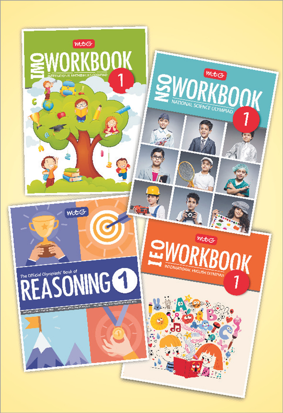 Workbook and Reasoning Book Combo for NSO, IMO, IEO - Set of 4 Books ...