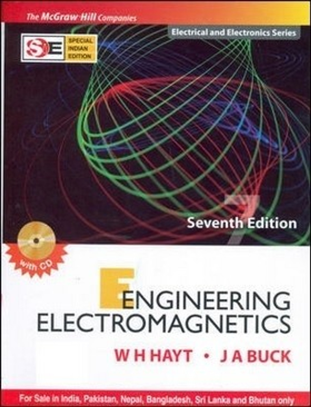 Engineering Electromagnetics (With CD) 7th Edition - Buy Engineering ...