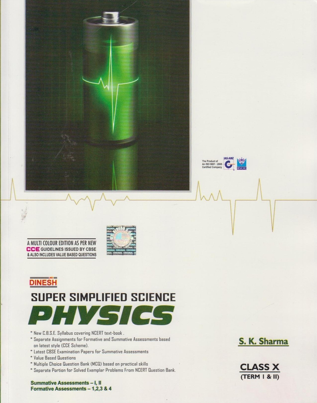 Super Simplified Science Physics Class - 10 (Term 1 & 2) 32nd Edition ...
