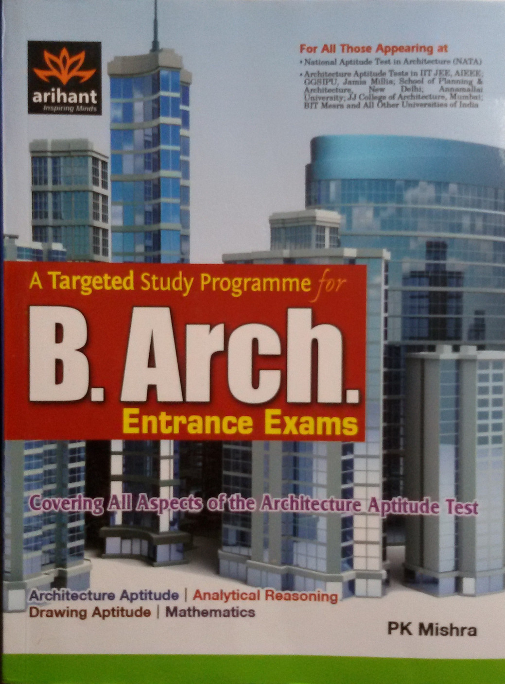 B.Arch Entrance Exams: A Targeted Study Programme 1st Edition - Buy B ...