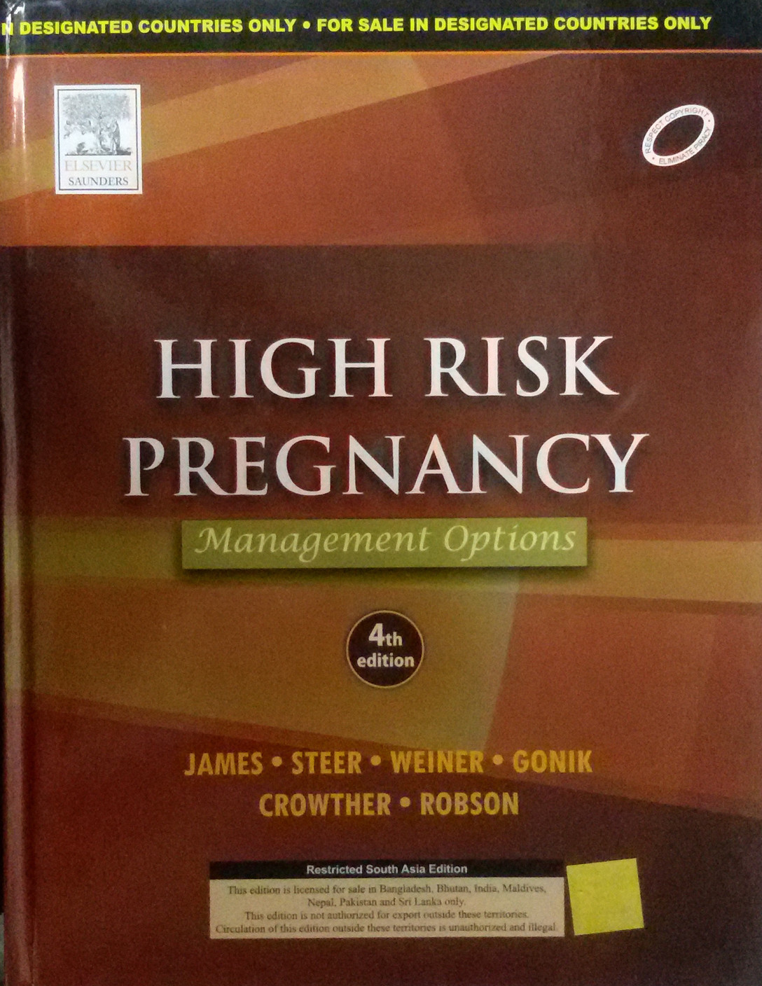 High Risk Pregnancy : Management Options 4th Edition - Buy High Risk ...