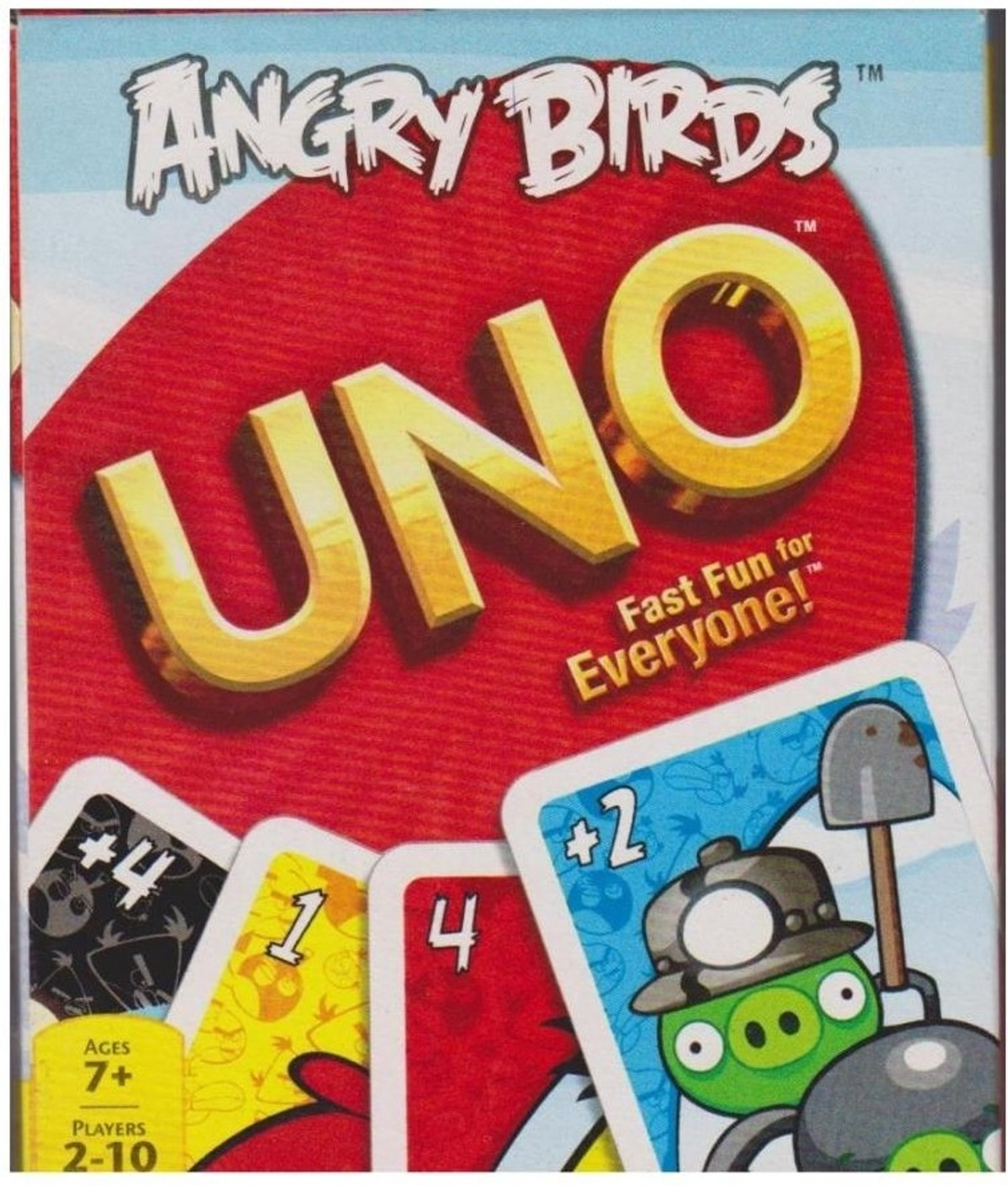Mattel Games Angry Birds Uno Original Card Game Fast Fun for Everyone ...