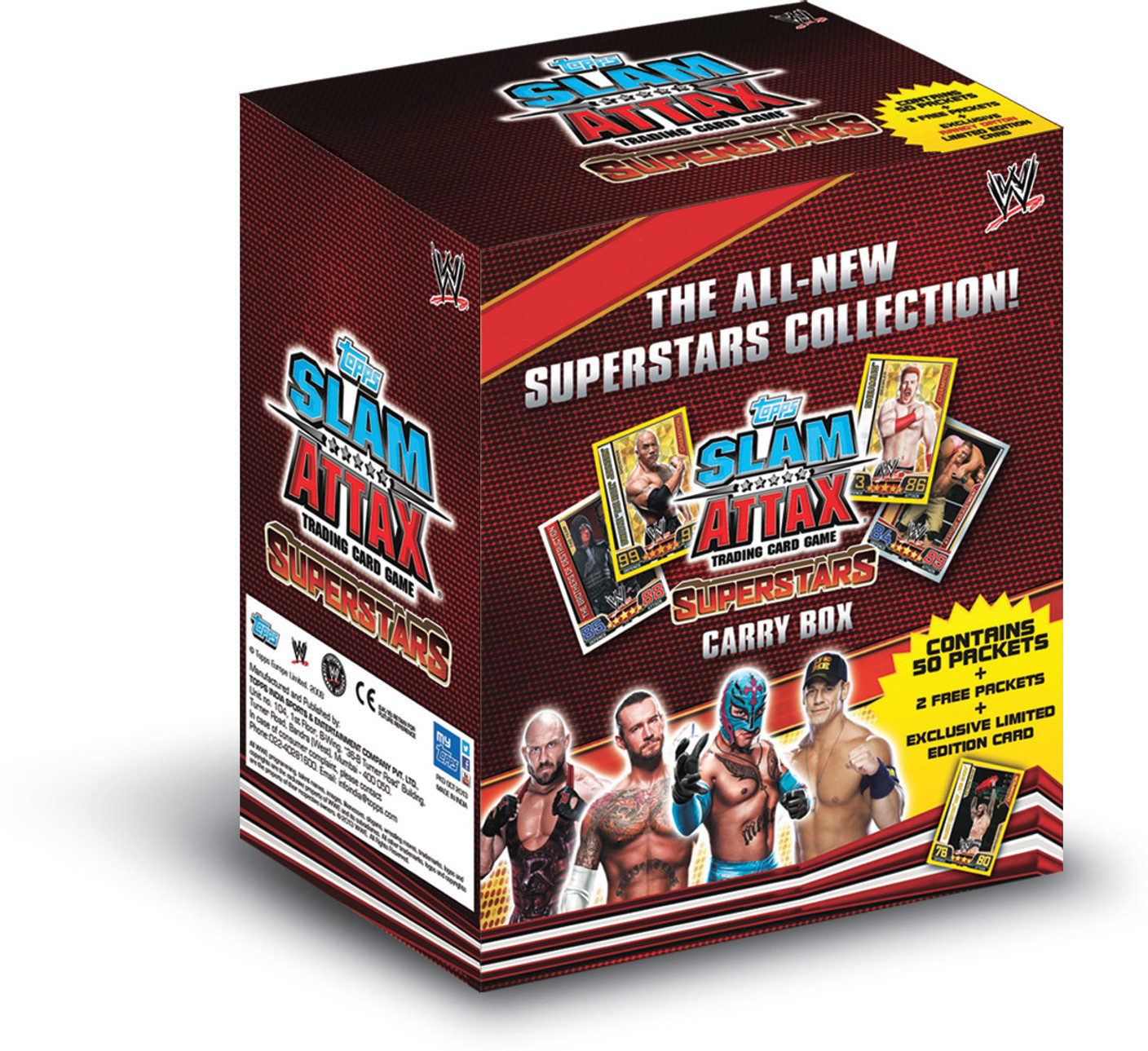 Topps WWE Slam Attax Superstars - Carry Box - WWE Slam Attax Superstars ...