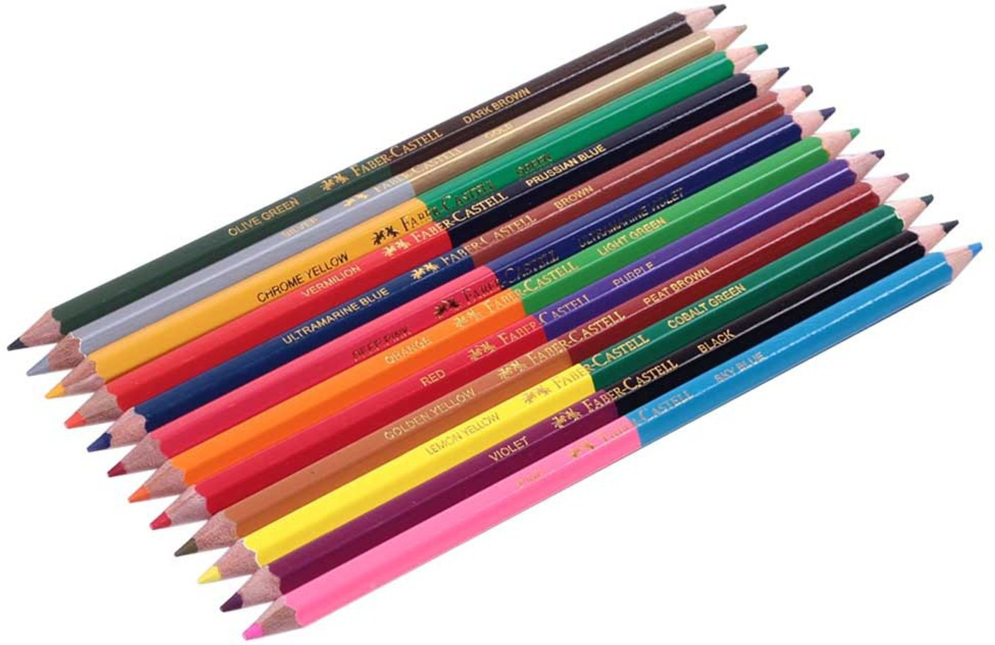 Flipkart.com | Faber-Castell Bi Color Round Shaped Pencils