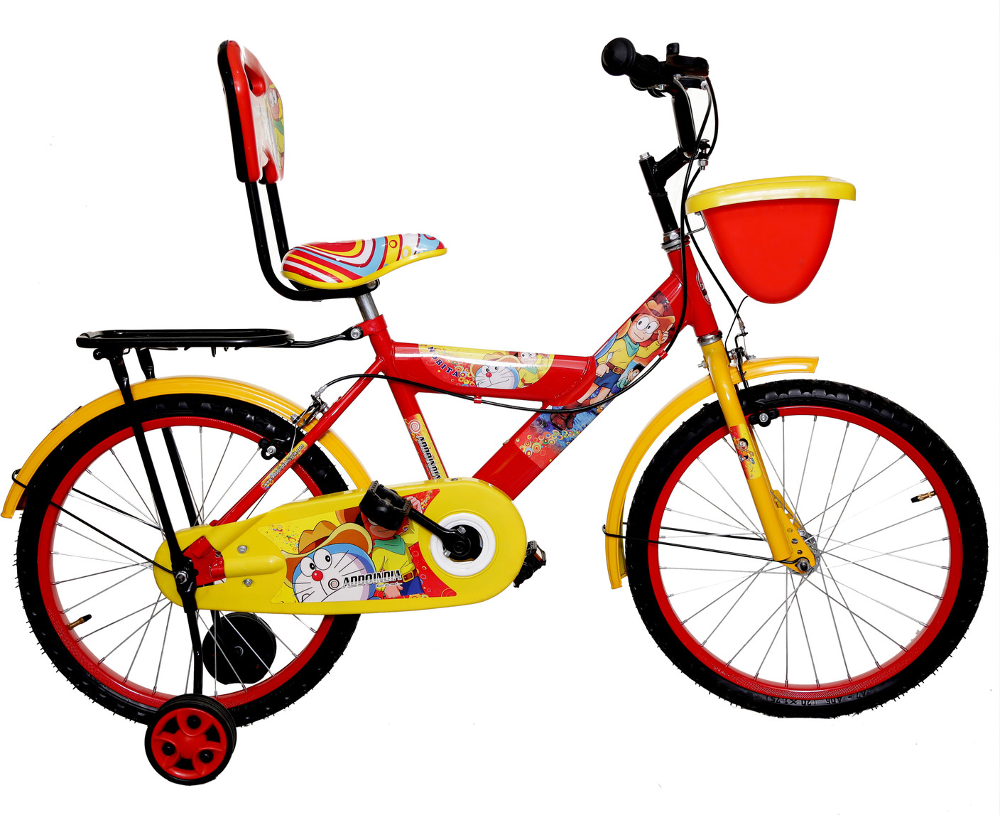 Addo India 20" Nobita Red Yellow 20 T Single Speed Road Cycle Price in ...