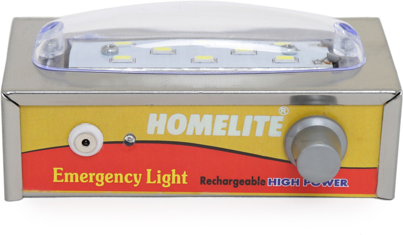 Homelite Rechargable 8W Solid LED Emergency Light Emergency Lights ...
