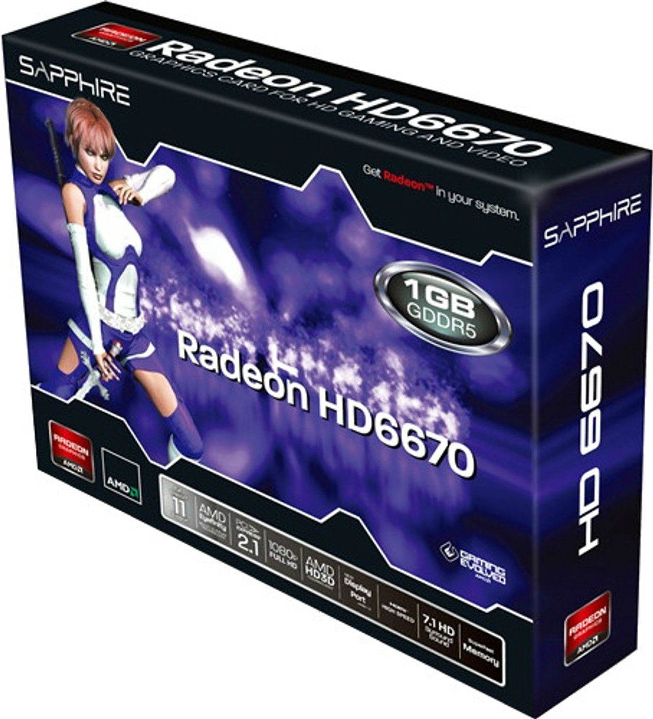 Sapphire AMD/ATI Radeon HD 6670 1GB DDR5 Graphics Card - Sapphire : Flipkart.com