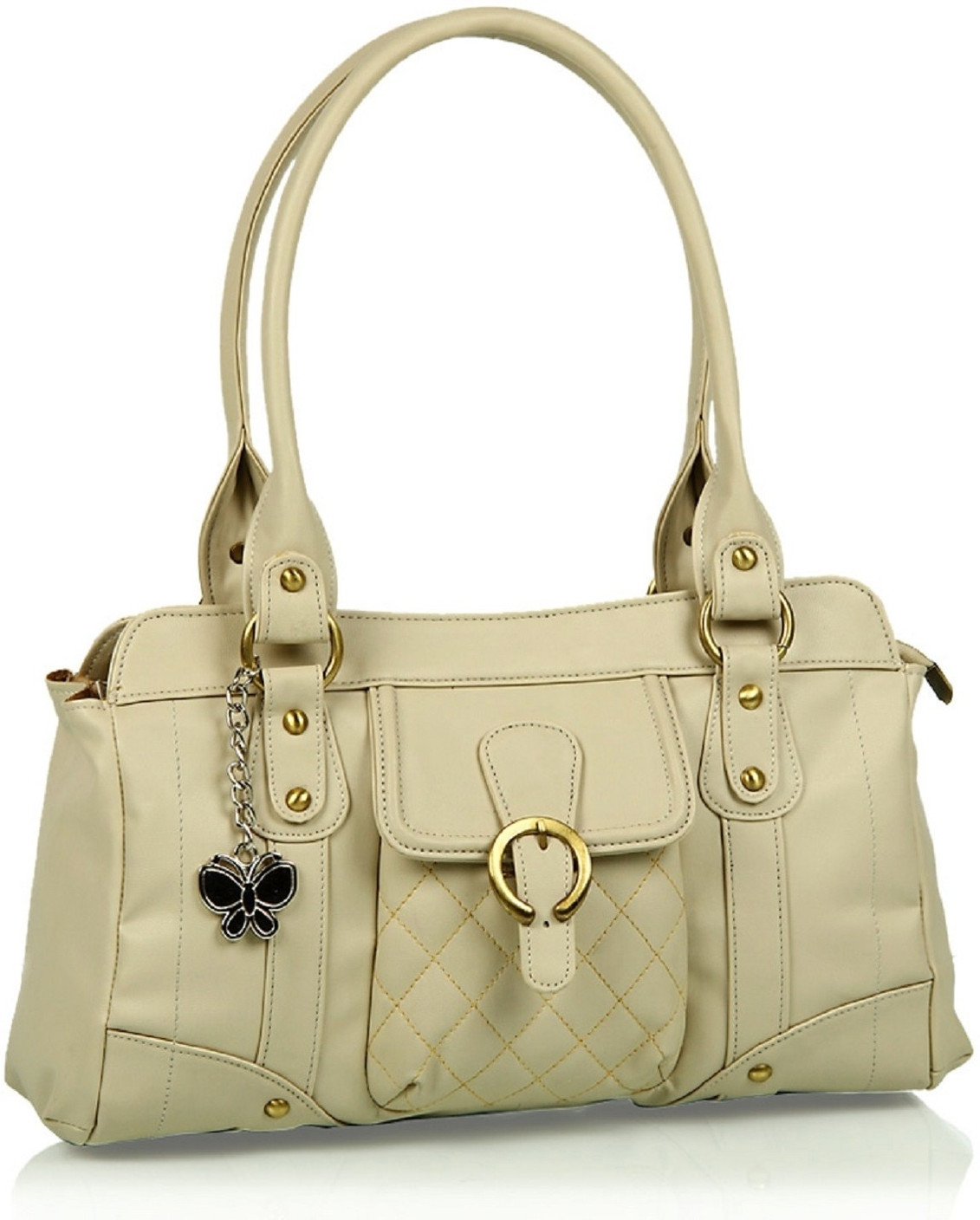 Buy Butterflies Hand-held Bag Off White Online @ Best Price in India ...