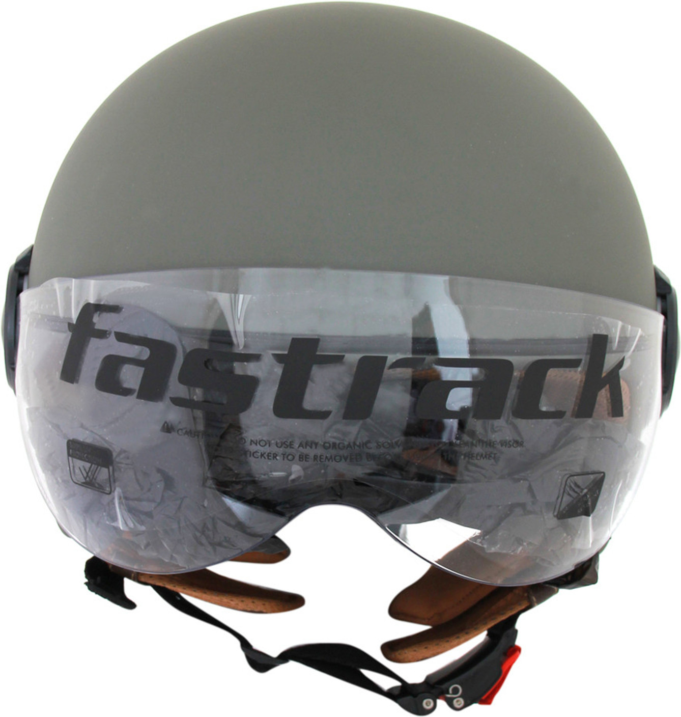 Fastrack Half Face with Visor Motorsports Helmet - Buy Fastrack Half ...
