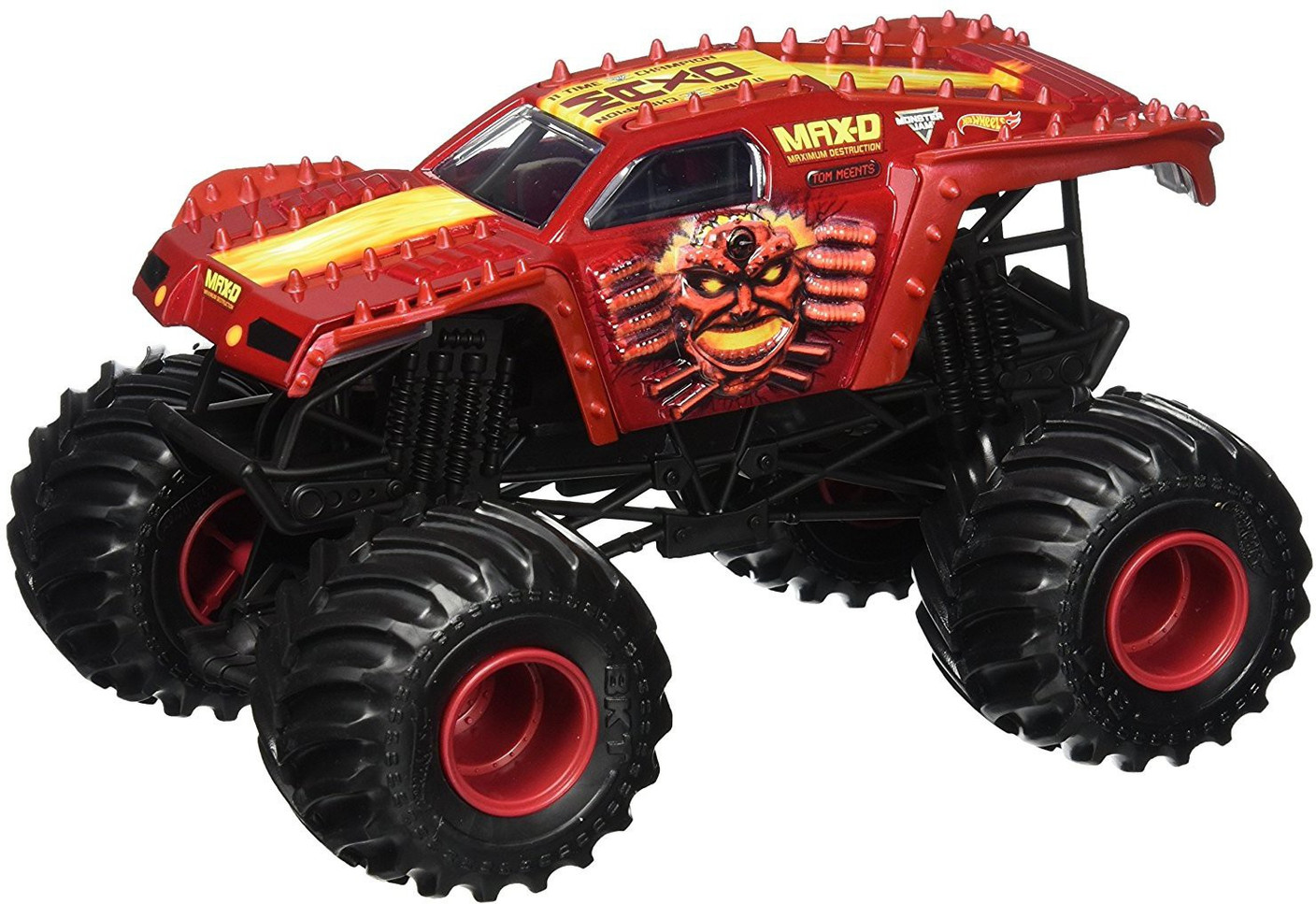 Hot Wheels Monster Jam 1:24 Max-D Red - Monster Jam 1:24 Max-D Red ...