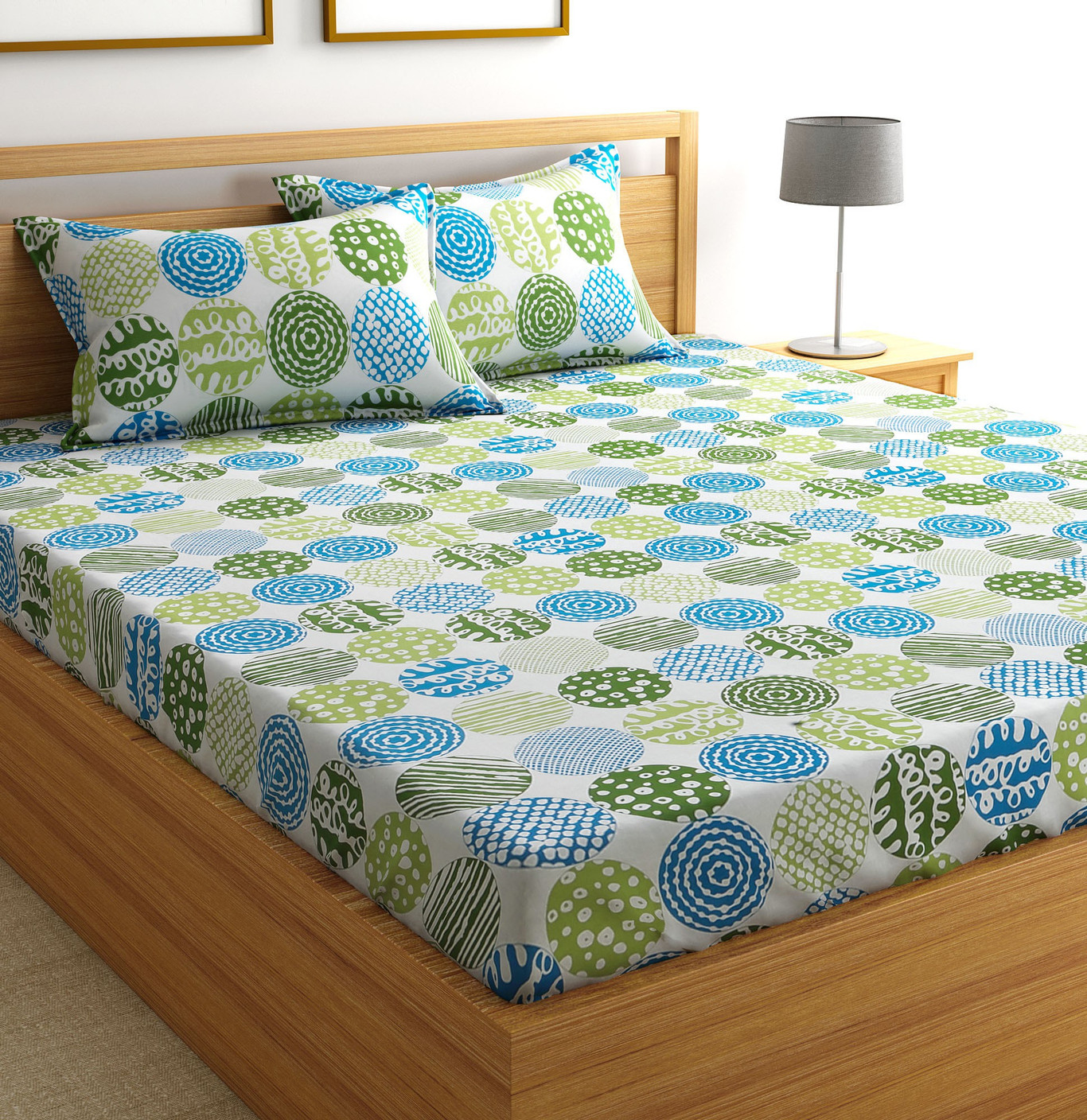 Flipkart Smartbuy 144 Tc Cotton Double Geometric Bedsheet Buy
