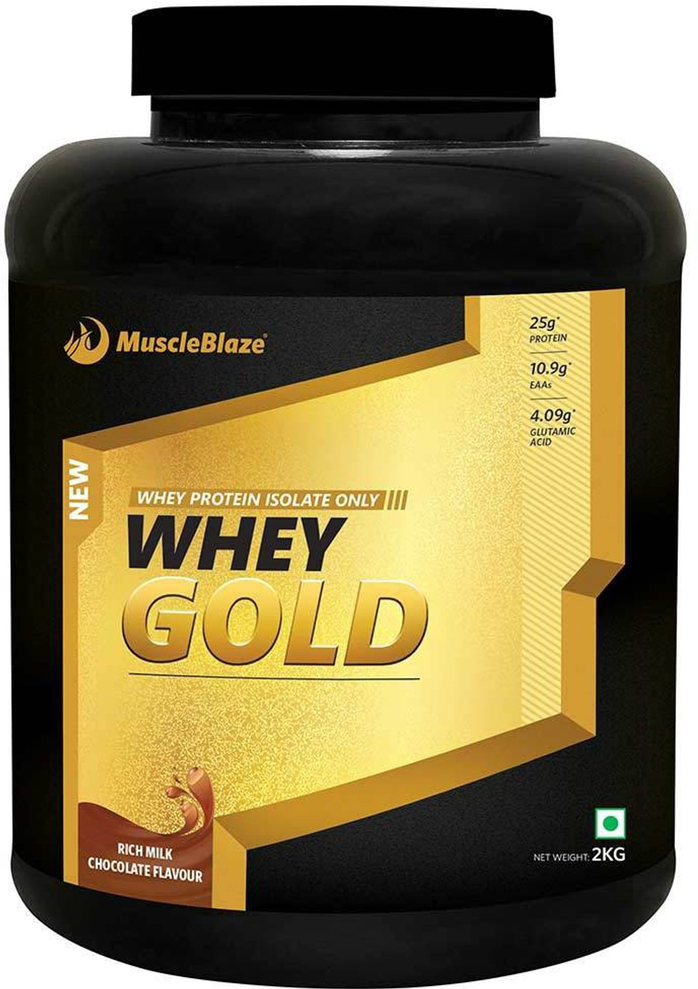 MuscleBlaze Whey Gold 100% Whey Isolate Whey Protein Price in India ...