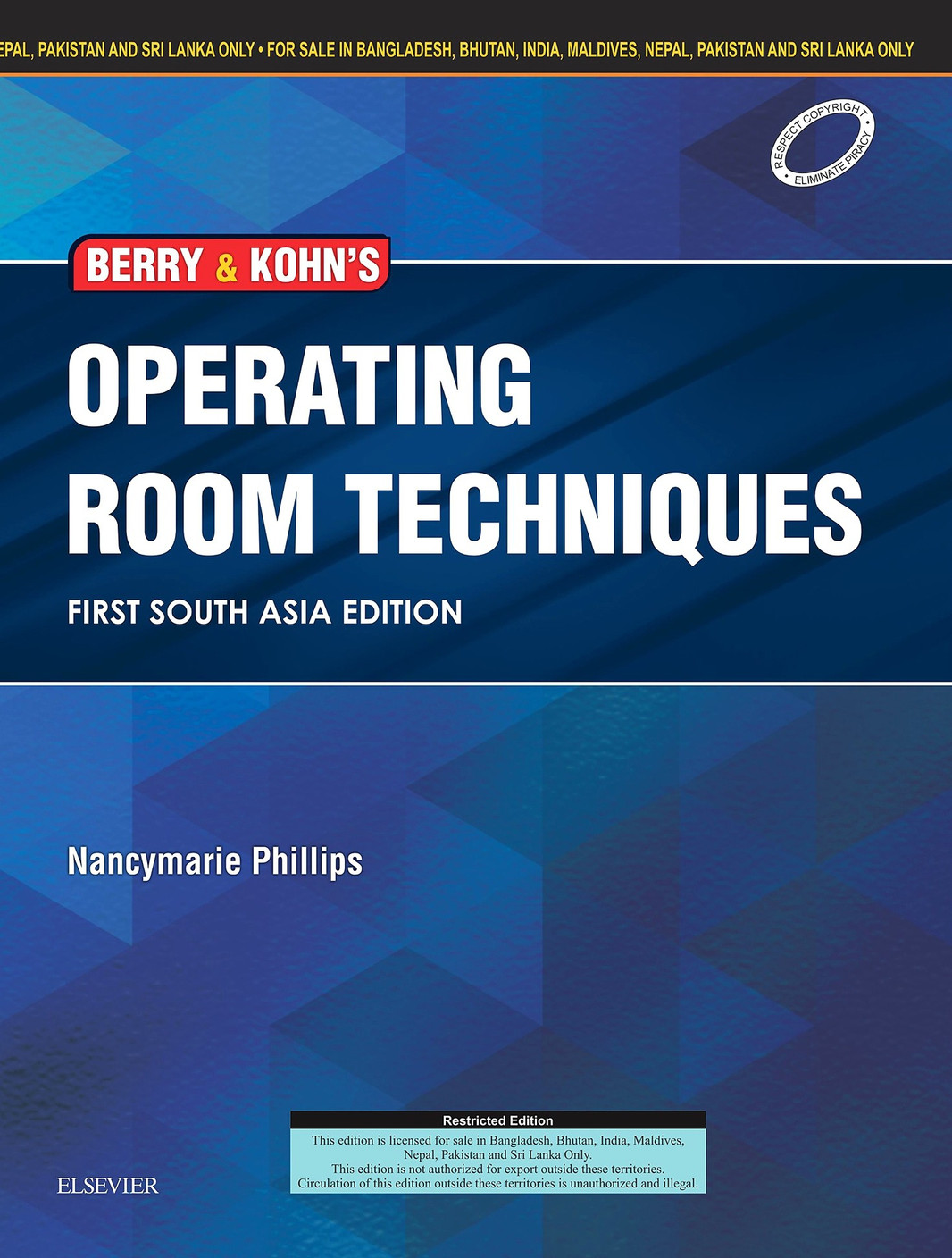 Berry & Kohn's - Operating Room Techniques First Edition - Buy Berry ...