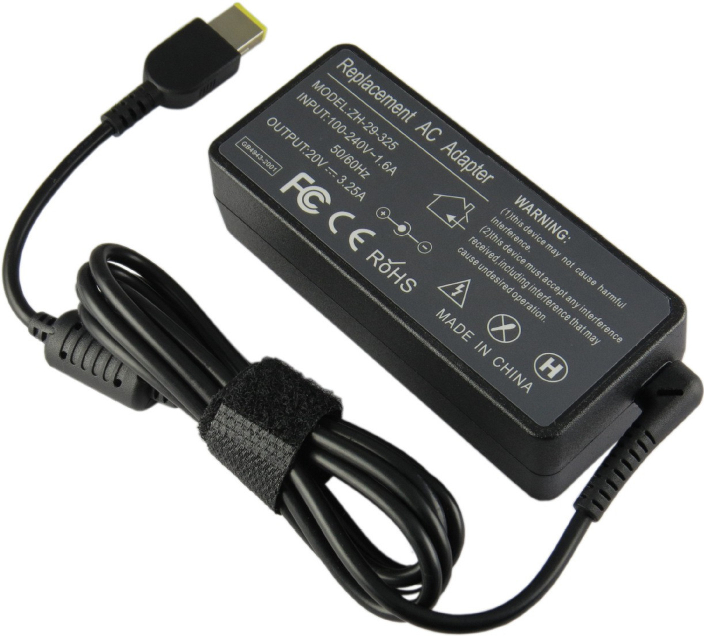 Compatible Lenovo USB 20v 3.25A Adapter 65 W Adapter - Compatible ...