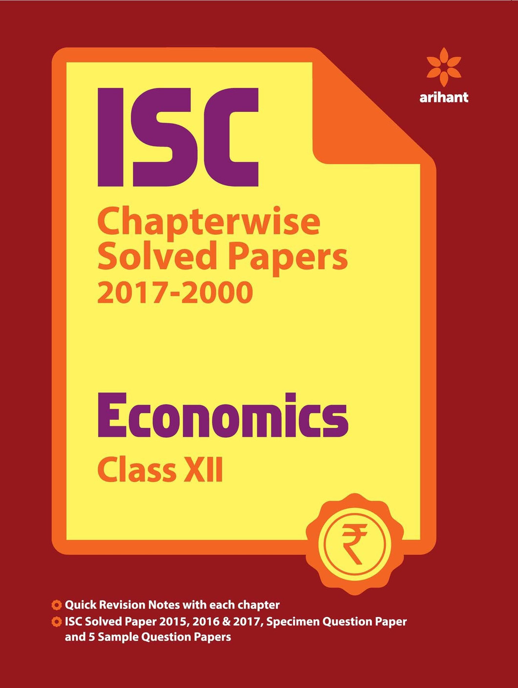 ISC - Economics (Class 12) : Chapterwise Solved Papers (2017 - 2000 ...