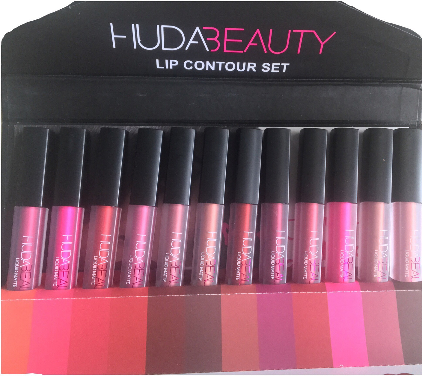 Huda Beauty Set Of 12 Lip Gloss Price In India Buy Huda Beauty Set Of 12 Lip Gloss Online In