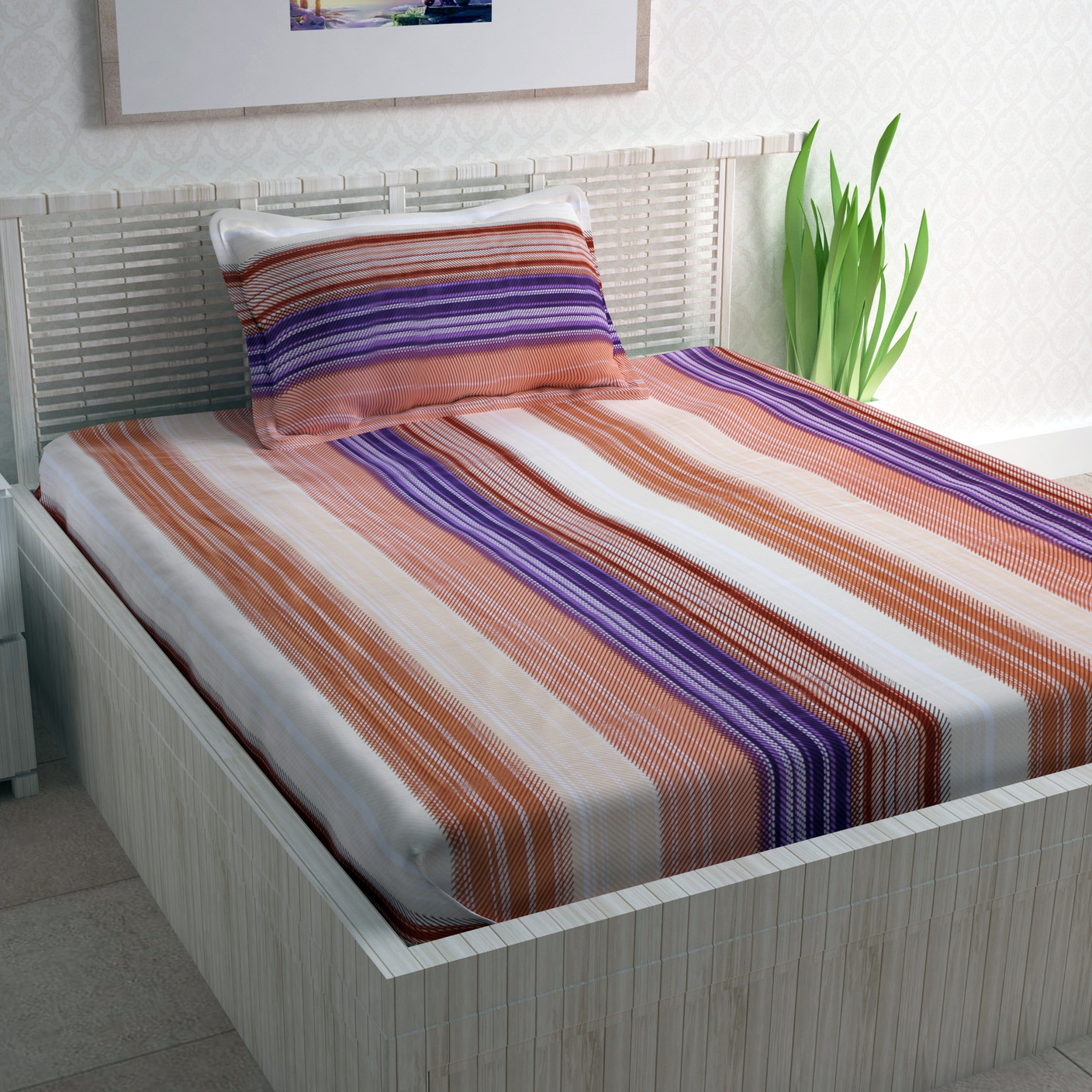 CURL UP Cotton Printed Single Bedsheet Buy CURL UP Cotton Printed curl-up-cotton-printed-single-bedsheet-buy-curl-up-cotton-printed