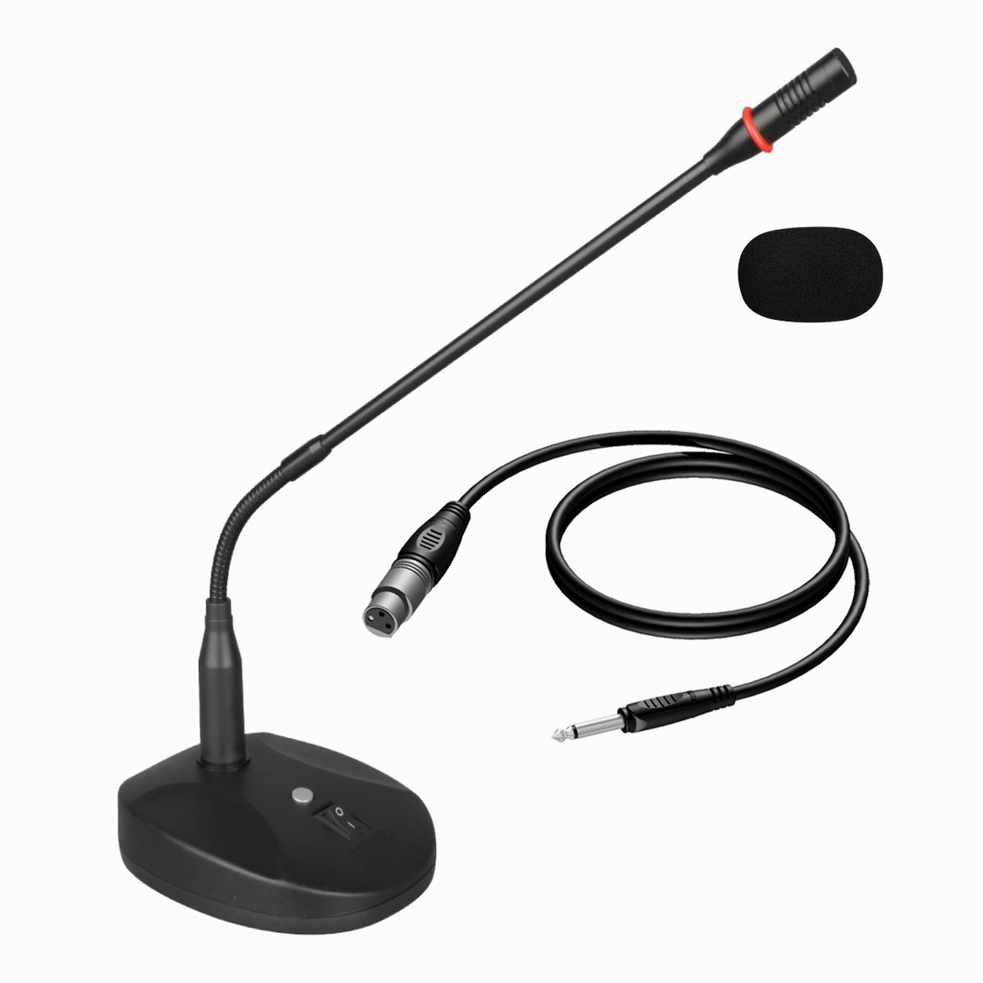 MX Flexible Gooseneck Table Top Conference Microphone with inbuilt ...