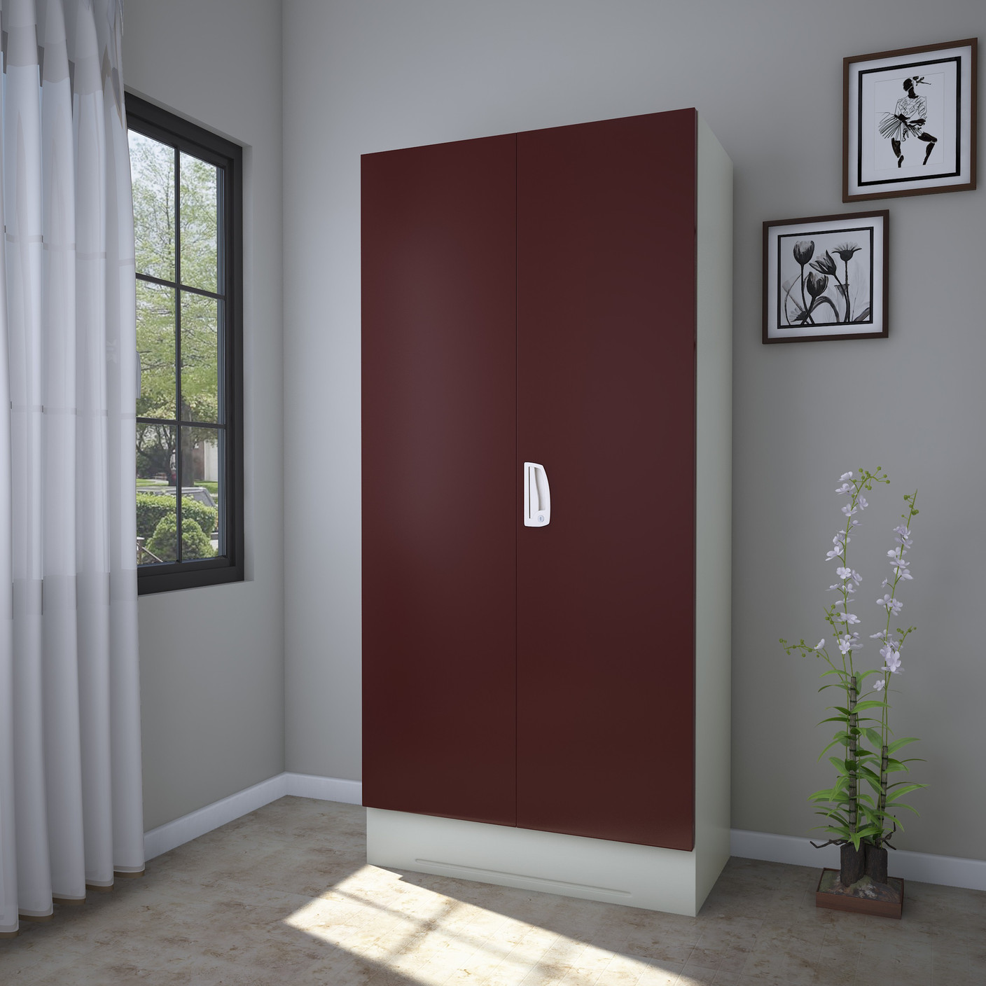 Godrej Interio Slimline Minor 2 S Metal Almirah Price in India - Buy ...