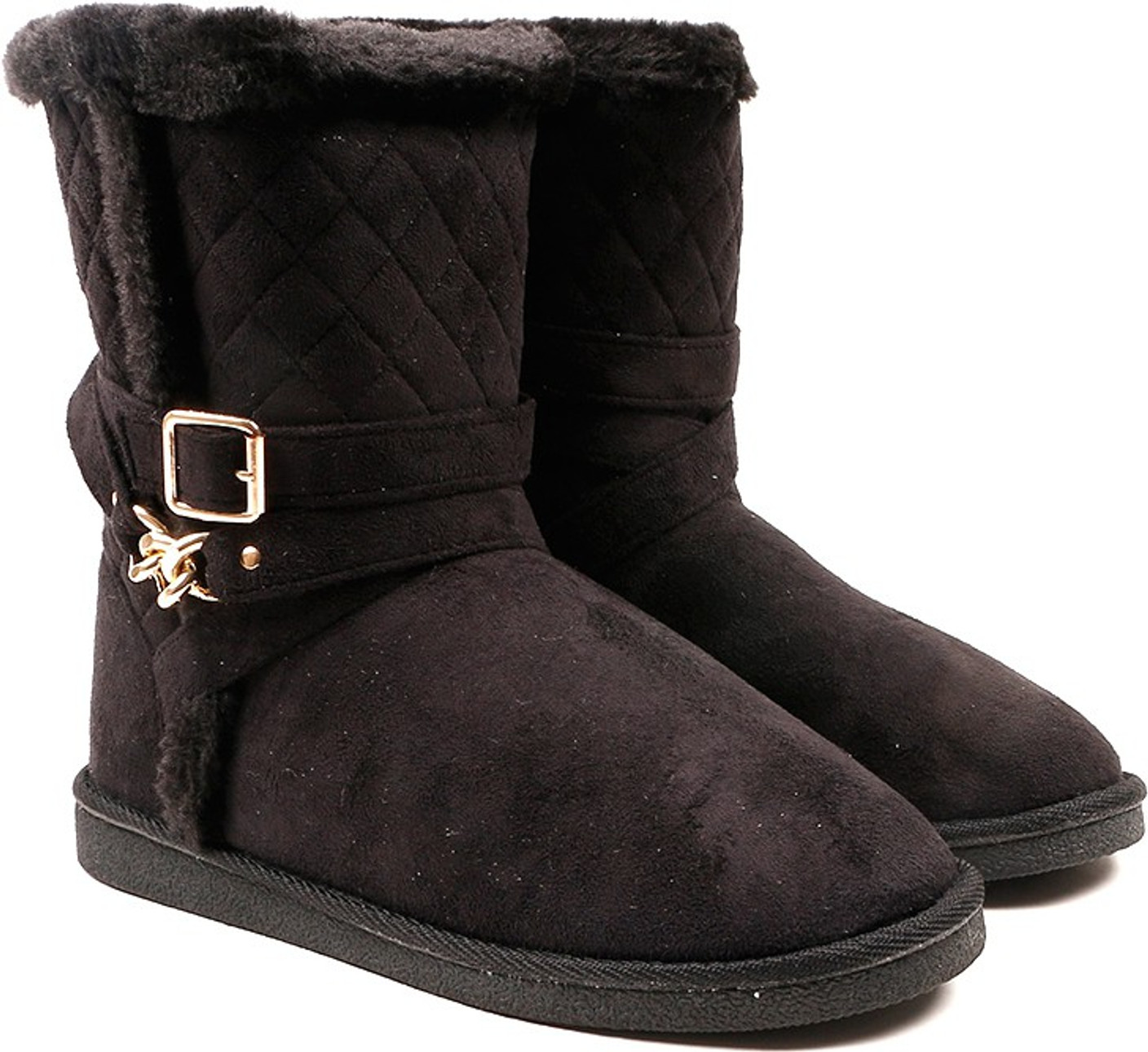 CL by Carlton London Snug Boots For Women - Buy BLACK Color CL by ...